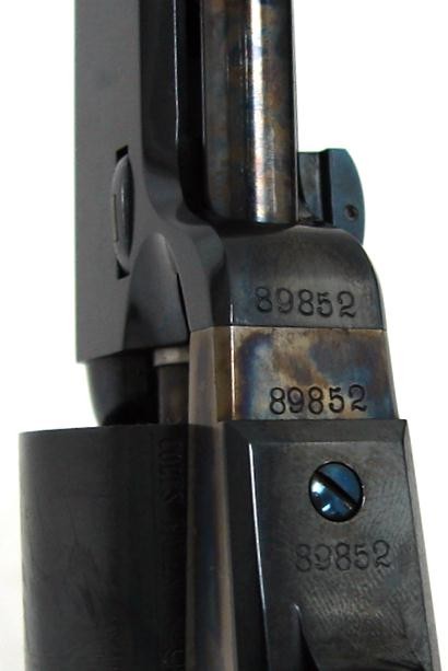Colt 1851 Navy 2nd generation revolver with U.S. Navy mark on butt. Has ...