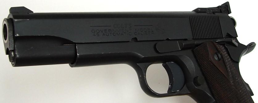 Colt Government Model .45 ACP caliber pistol. Clark custom combat ...