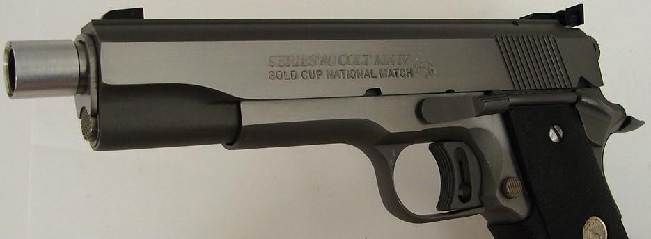 Colt Gold Cup National Match .45 ACP caliber pistol. Series 80 ...