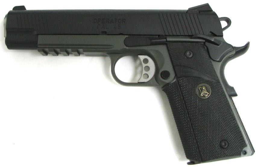 Springfield Operator .45 ACP caliber pistol. Marine Corps model in ...
