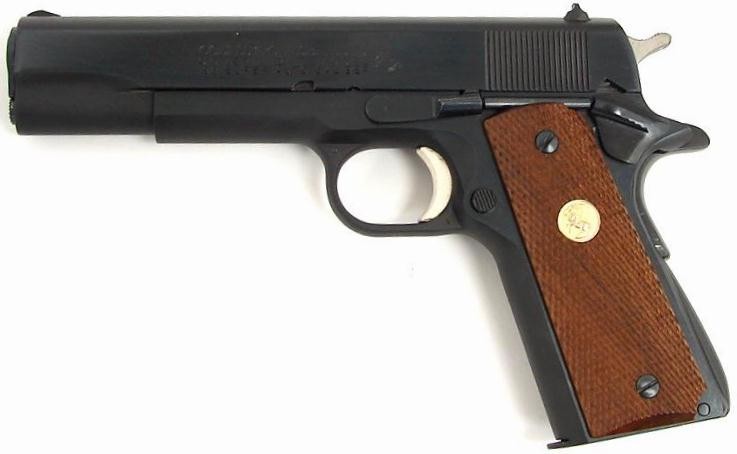 Colt Government Model .38 Super caliber pistol. Rare series 70 model in ...