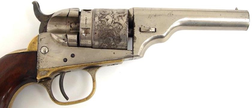 Colt 1862 Pocket Navy Conversion revolver. Serial number 2095. Very ...