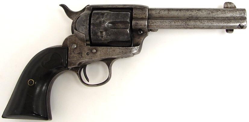 Colt Single Action .38-40 caliber revolver with 4 3/4 barrel and good ...
