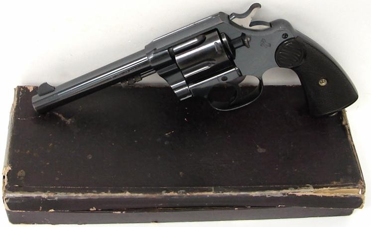 Colt New Service .455 Eley caliber revolver. Near mint condition. This ...
