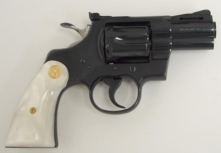 Colt Python .357 Magnum caliber revolver. Rare 2 1/2 model in excellent ...