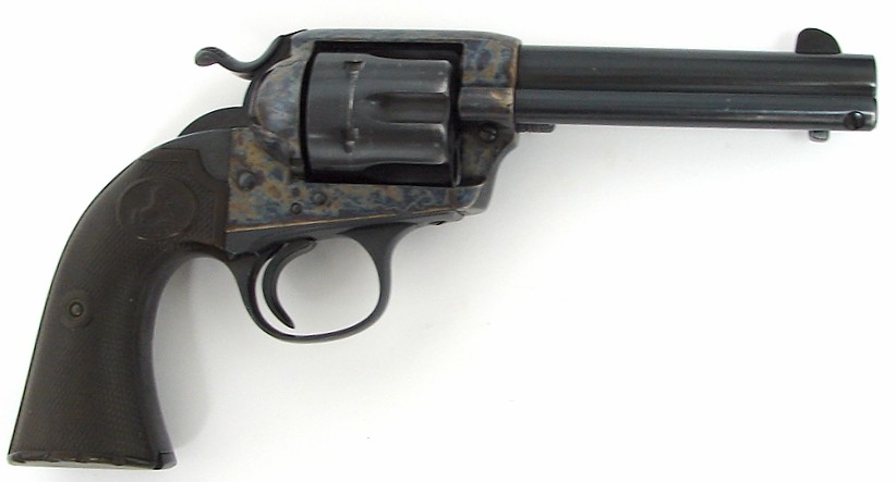 Colt Bisley .38-40 caliber revolver with 4 3/4 barrel and near ...