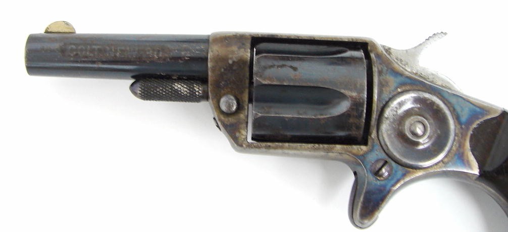 Colt New Line revolver with blue and case hardened finish. Excellent ...