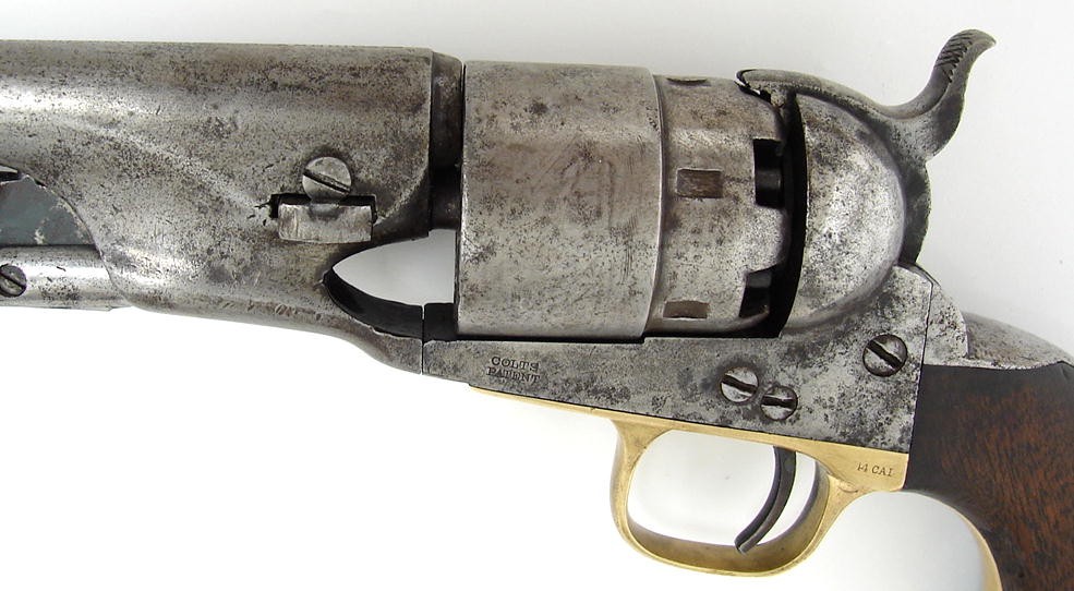 Colt 1860 Army civilian revolver made in 1869. Nice sharp 1860 in the ...
