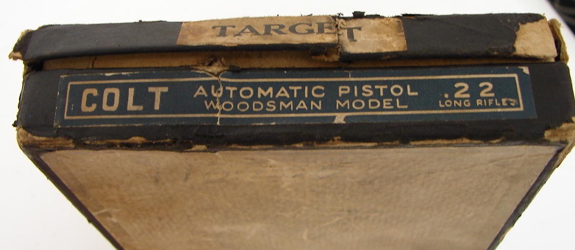 Colt Woodsman .22 LR caliber pistol. Pre-war Woodsman serial number ...