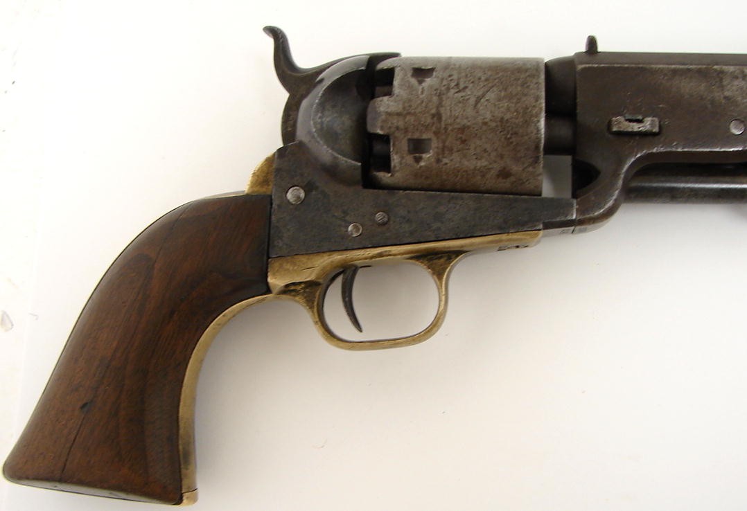 Colt 1851 Navy revolver with small trigger guard. Matching serial ...