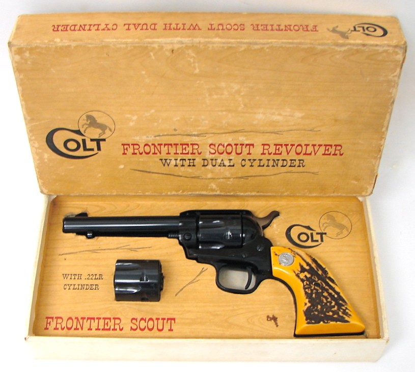 Colt Frontier Scout .22 LR/WMR caliber revolver. 1962 model with P ...