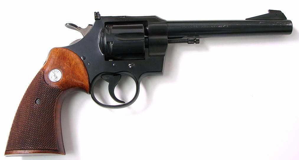 Colt Officers Match .22 LR caliber revolver. Post-war target rvolver ...