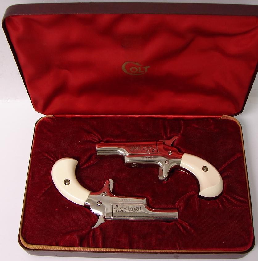 Colt 4th Model Derringer 22 Short caliber derringer. Pair of 1960s ...