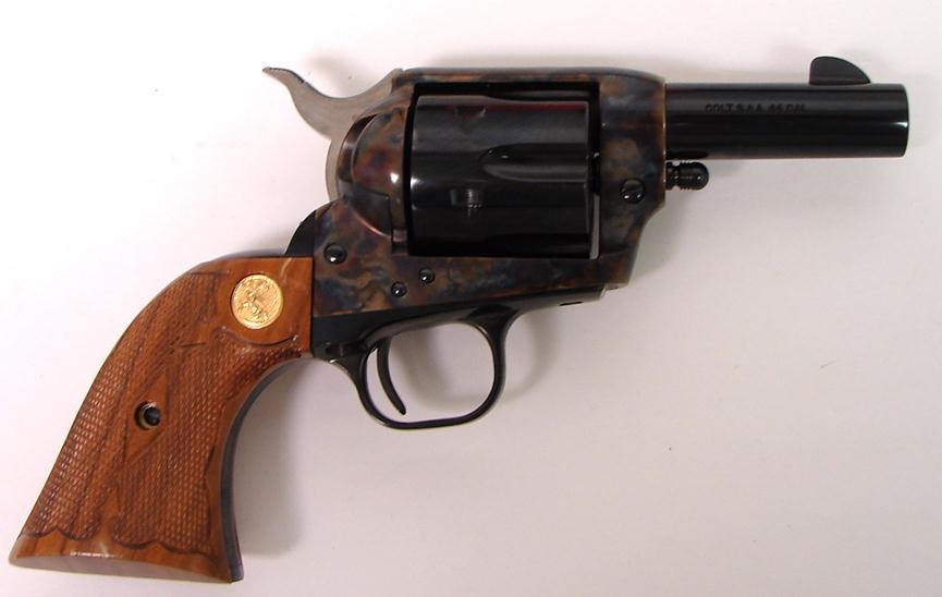 Colt Sheriffs .44 Special caliber revolver. Special order custom shop ...