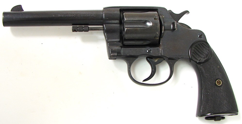 Colt New Service .455 Eley caliber revolver. Canadian Northwest ...