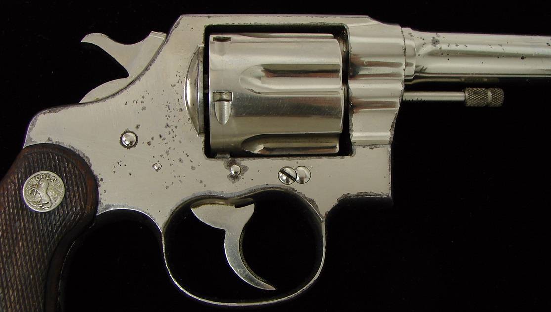 Colt New Service .45 Colt caliber revolver manufactured 1939. Factory ...