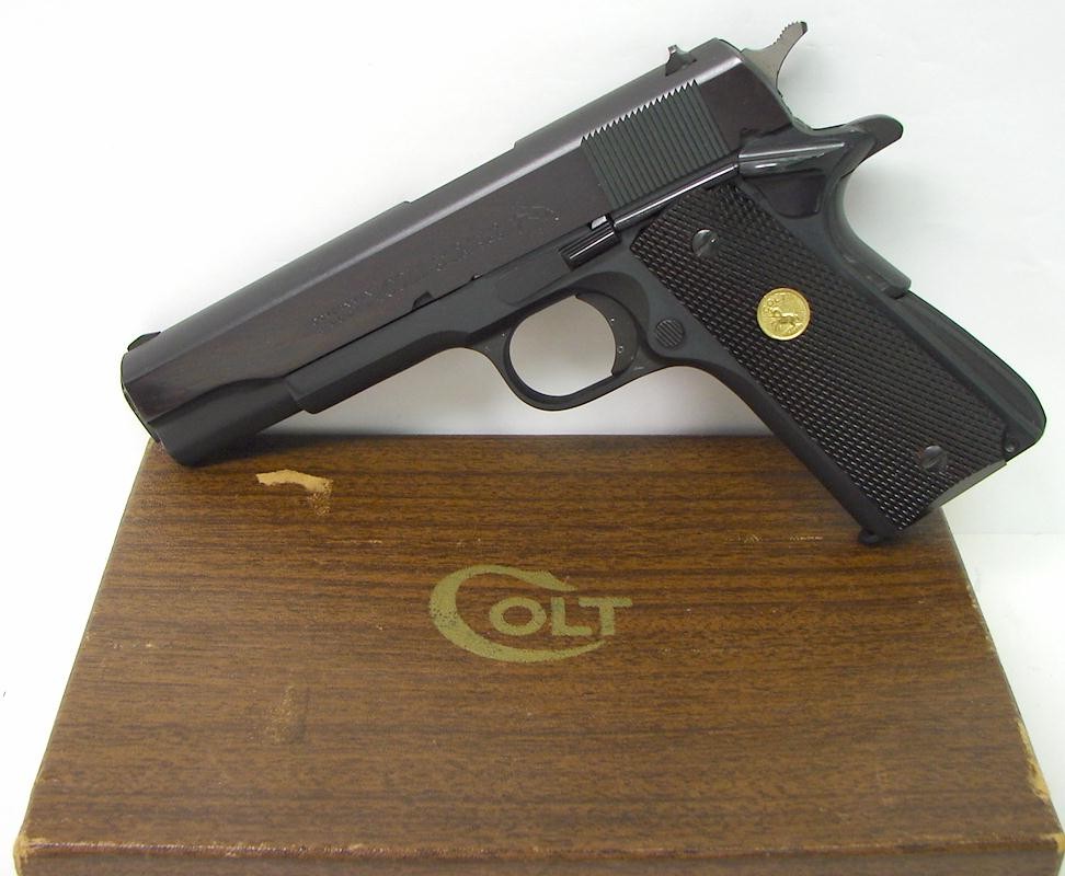 Colt Government .45 ACP caliber pistol. Rare pre-series 70 "BB" model ...