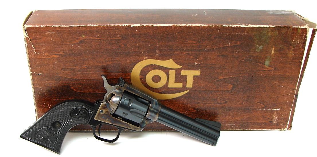 Colt New Frontier .22 LR/WMR caliber revolver. 1970s vintage model with ...