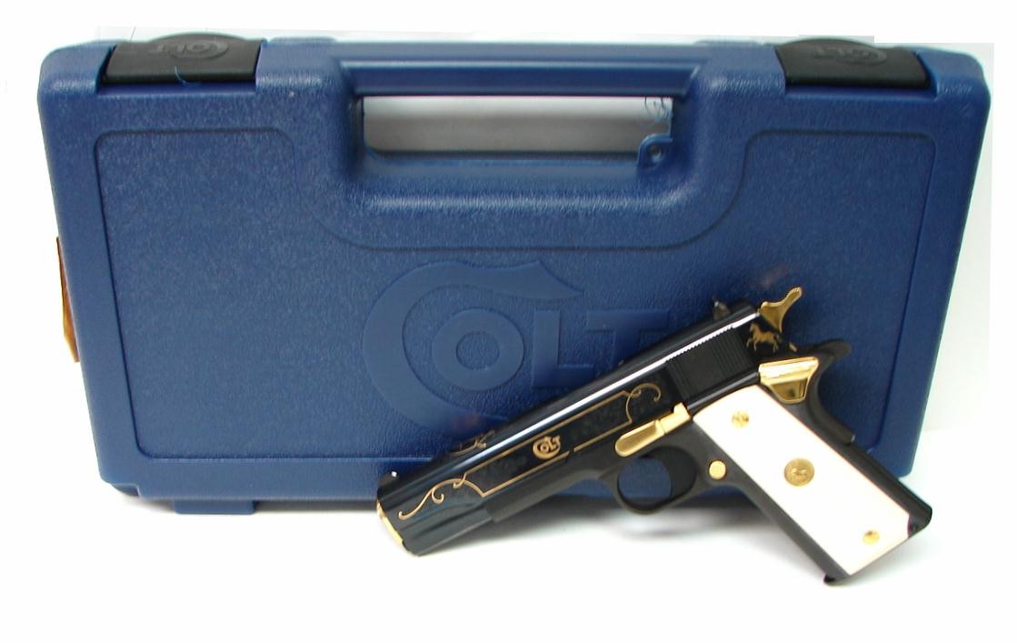 Colt Government .45 ACP caliber pistol. "Sam Colt" Signature Series ...