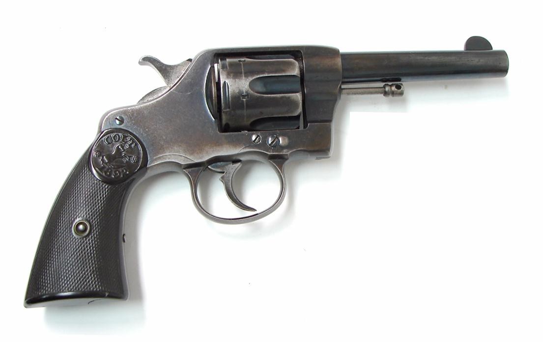 Colt 1892 .41 caliber revolver. (year 1895). Bore is good rifling and ...