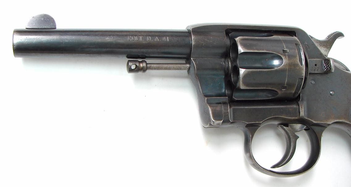 Colt 1892 .41 caliber revolver. (year 1895). Bore is good rifling and ...