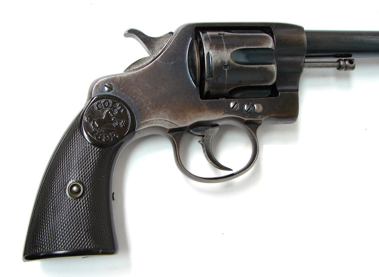 Colt 1892 .41 caliber revolver. (year 1895). Bore is good rifling and ...