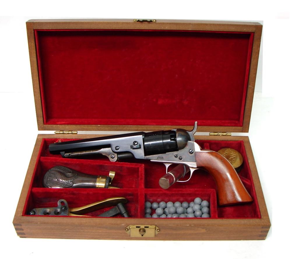 Colt 1862 Pocket Navy revolver. 2nd generation with a few handling ...