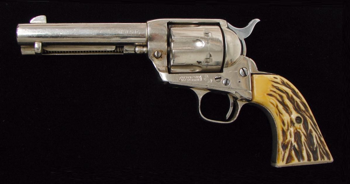 Colt SAA .32-20 caliber revolver. Made in 1920. Gun has original 4 3/4 ...