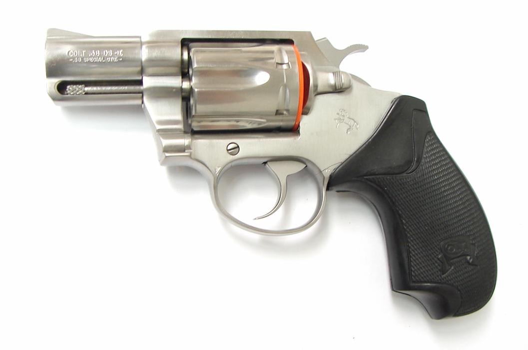 Colt DS-II .38 Special caliber revolver. scarce stainless snub nose ...