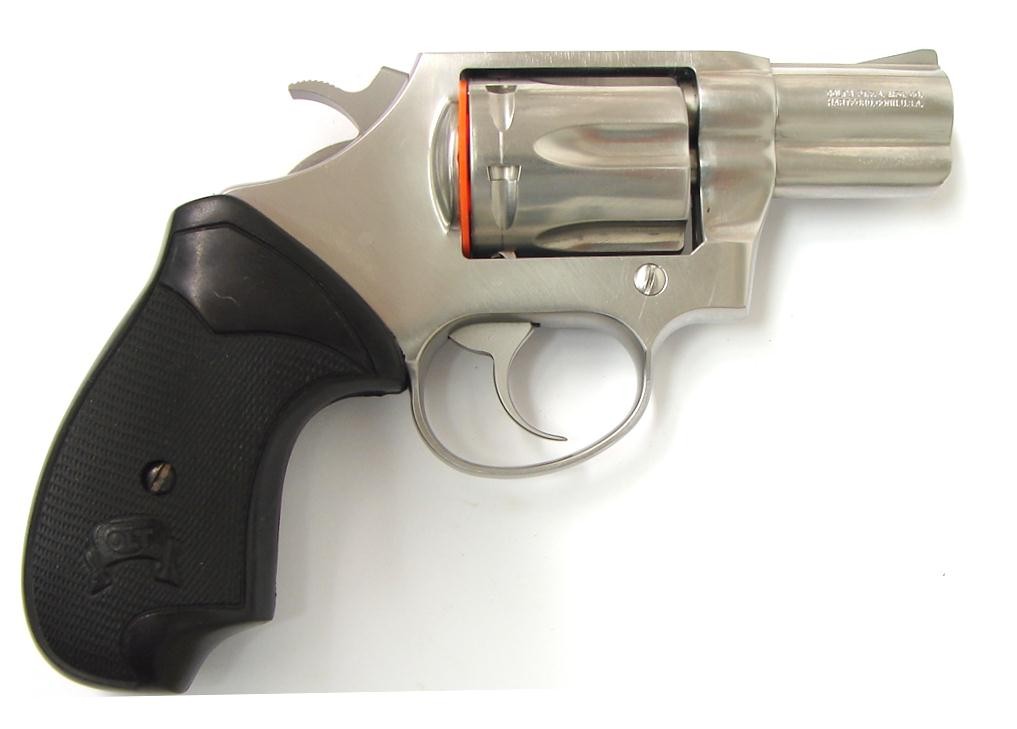 Colt DS-II .38 Special caliber revolver. scarce stainless snub nose ...