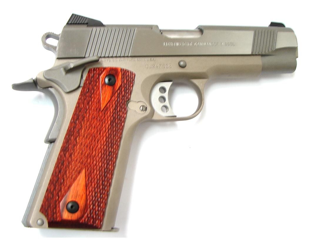 Colt Lightweight Commander .38 Super caliber pistol. Lightweight ...