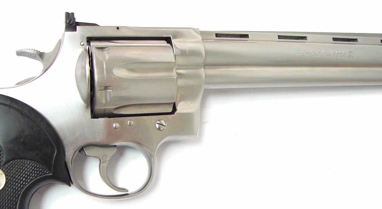 Colt Anaconda .44 Magnum caliber revolver. Rare 8" Big Bore Colt ...