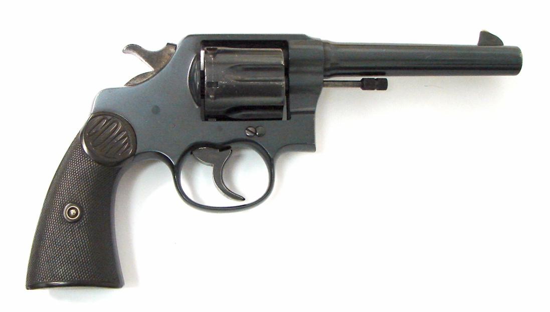 Colt New Service .44-40 caliber revolver. Manufactured approximately ...