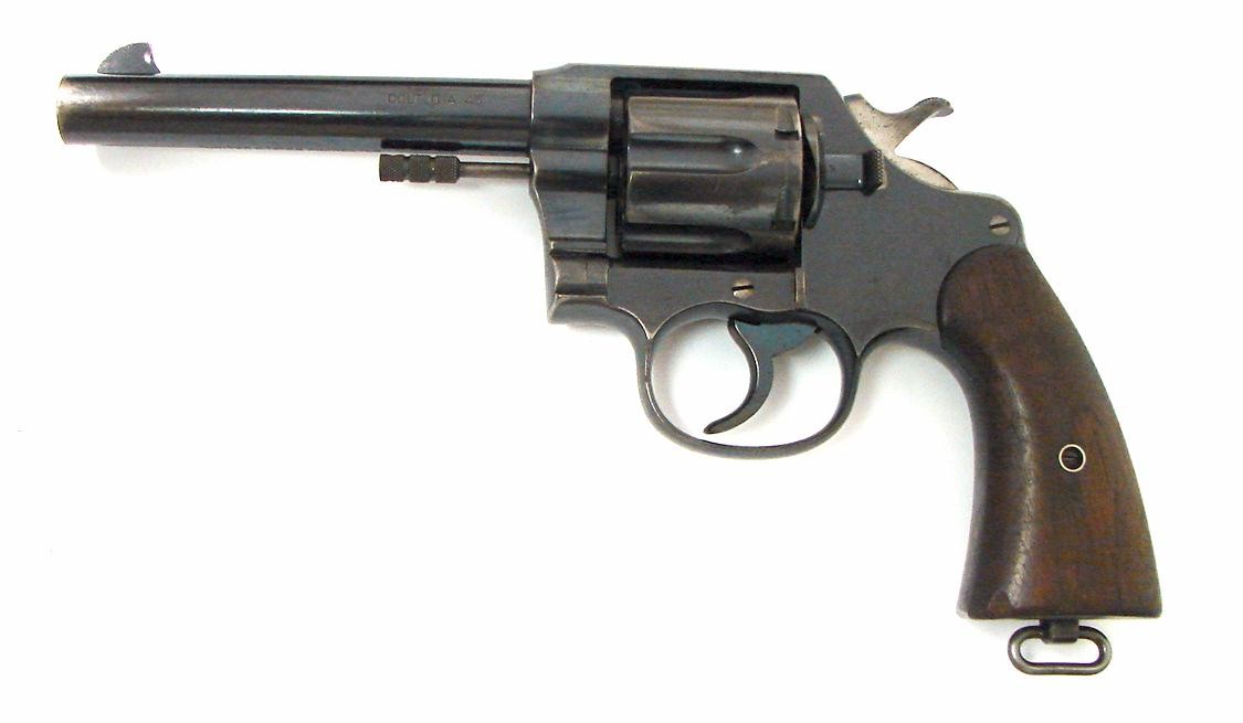 Colt 1909 .45 LC caliber revolver. U.S. Army issue. Manufactured ...