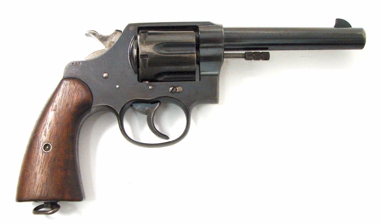 Colt 1909 .45 LC caliber revolver. U.S. Army issue. Manufactured ...