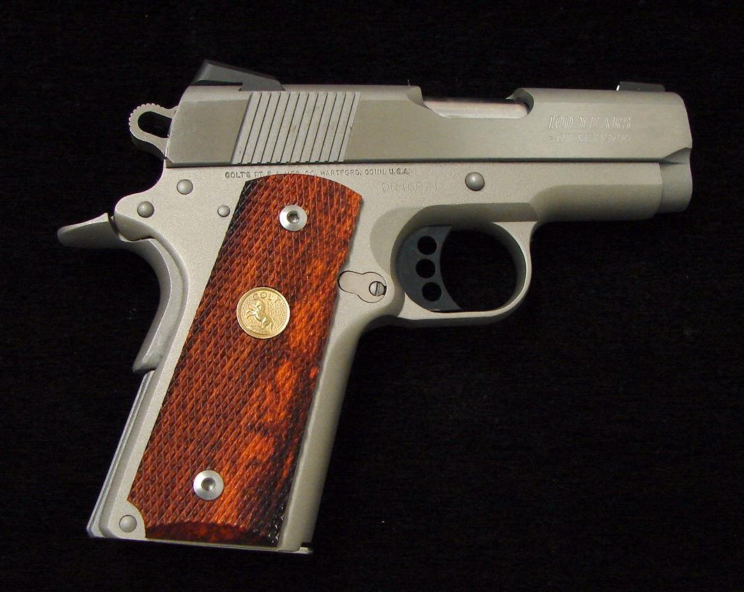 Colt Lightweight Defender .45 ACP caliber pistol. 3" sub-compact with ...