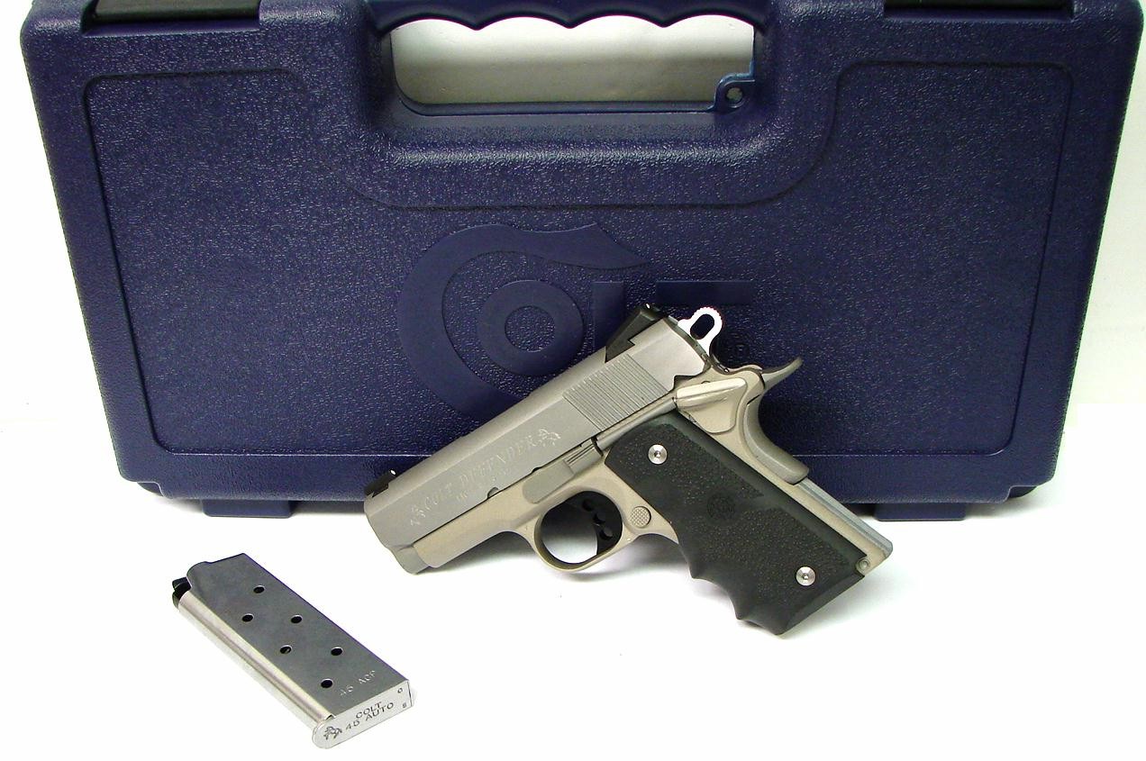 Colt Lightweight Defender .45 ACP caliber pistol. 3 subcompact model ...