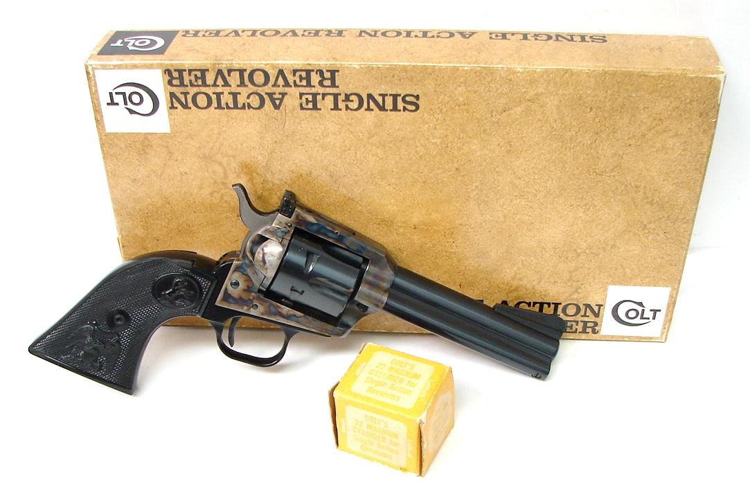 ew Frontier .22 LR caliber revolver. 1970s vintage model with dual ...