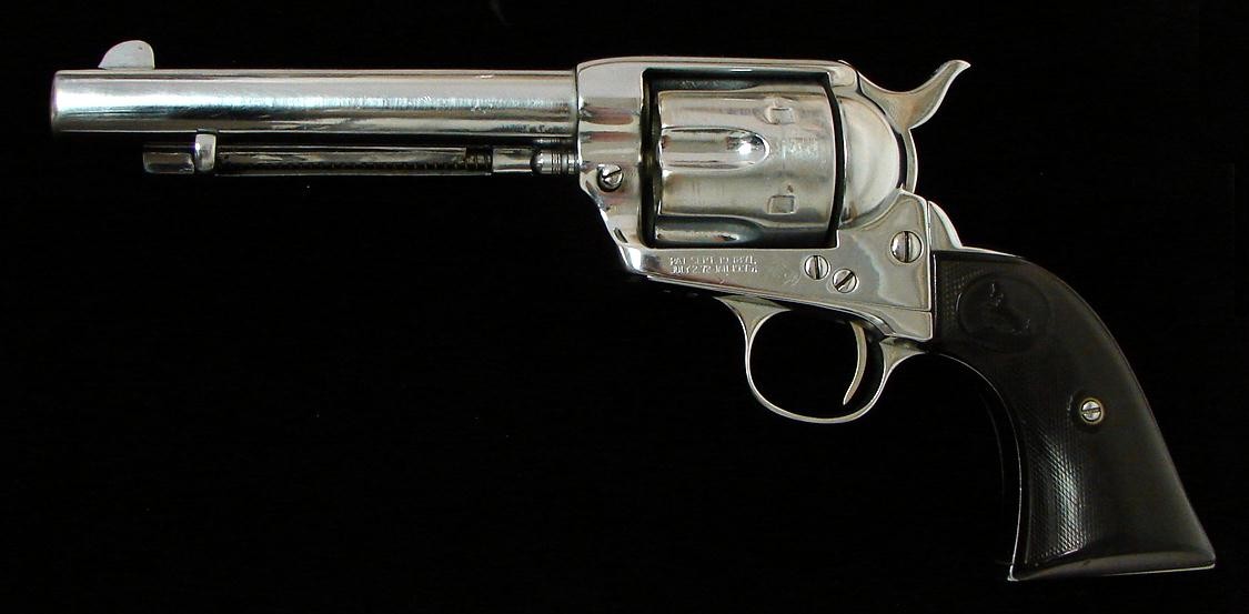 Colt Single Action .38-40 caliber revolver. Made in 1900. Gun has been ...