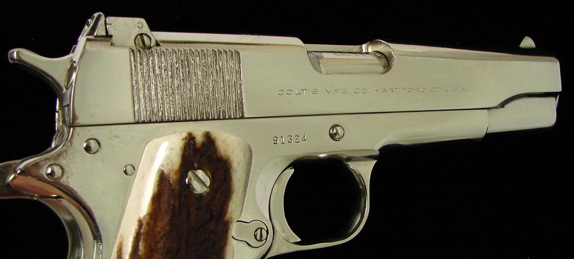 Colt Government .22 LR caliber pistol. Customized 1911 with a Colt .22 ...