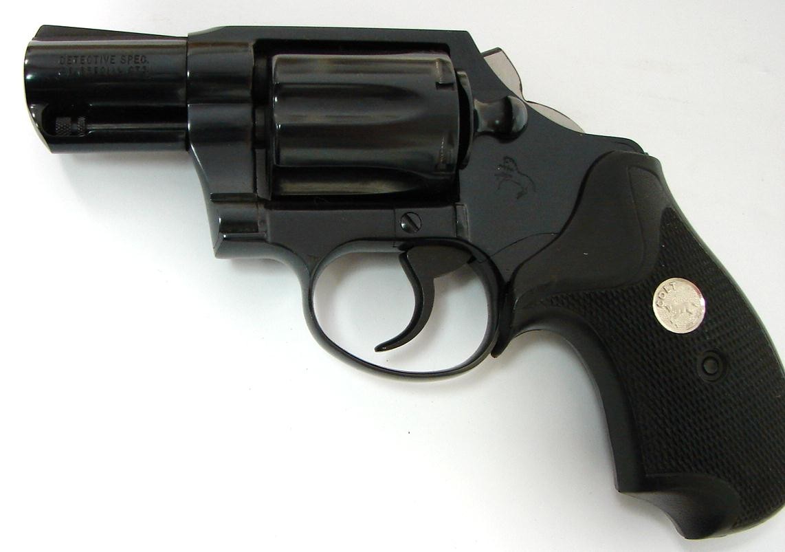 Colt Detective Special .38 Special caliber revolver. Snub nose revolver ...