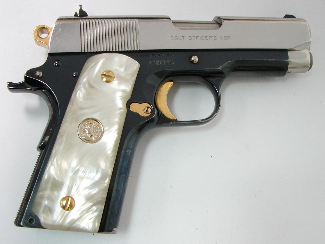 Colt Officers ACP .45 ACP caliber pistol. Rare "Ultimate Officers II ...