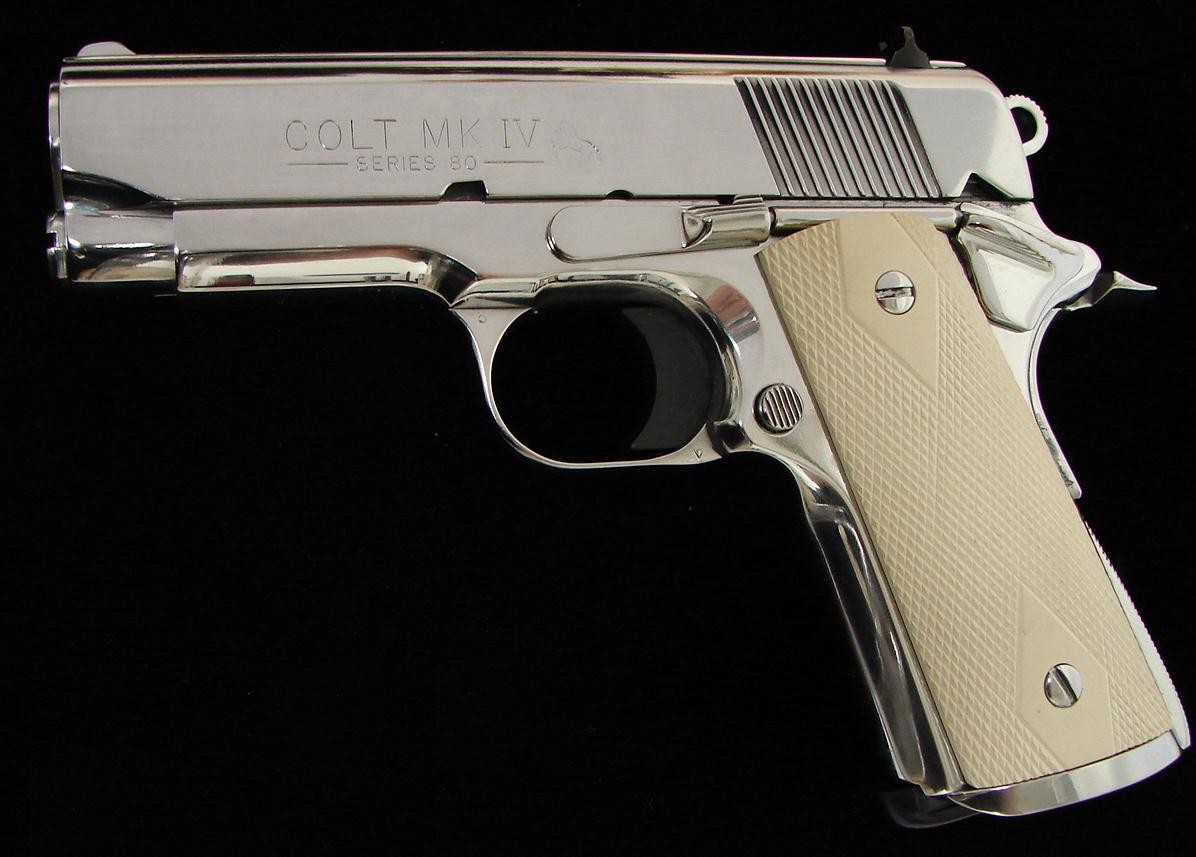 Colt Officers ACP .45 ACP caliber pistol. Customized 3.5" compact model ...
