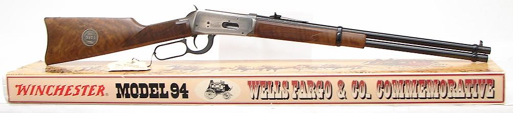 Winchester 1894 .30-30 Win caliber rifle. This is the Wells Fargo ...