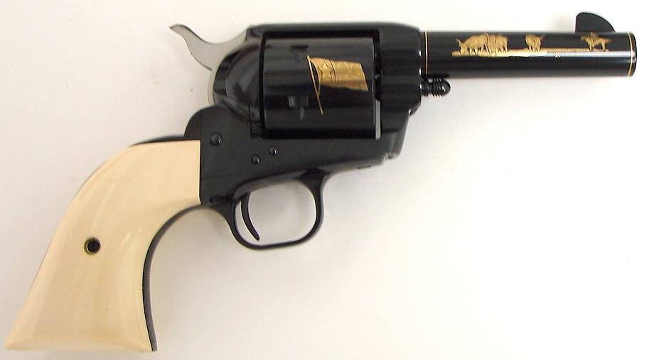 Colt Single Action .45 LC caliber pistol. Texas sesquicent ...