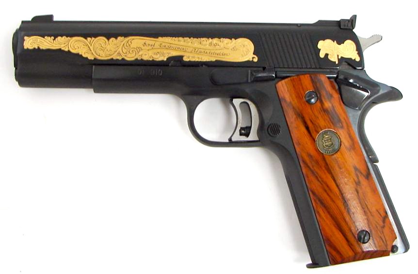 Colt Gold Cup .45ACP caliber pistol. DEA Commemorative, 1980 issue ...
