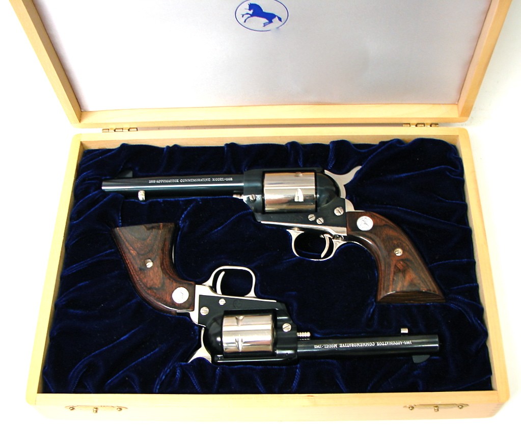 Rare Appomattox Centennial 2-Gun Commemorative Set. 1965 issue Colt SAA ...