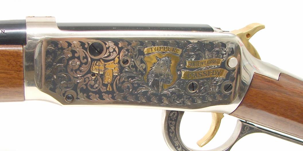 William Boyd as Hopalong Cassidy Winchester 94AE .30-30 caliber commemorative rifle. America ...
