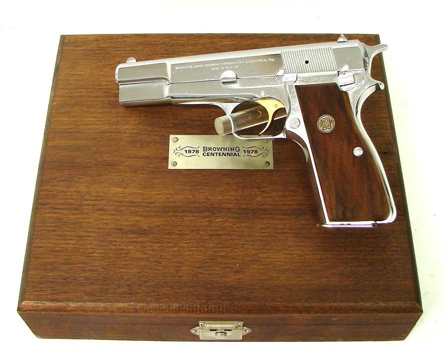 1878-1978 Centennial Edition Browning Hi Power 9mm Para caliber pistol ...