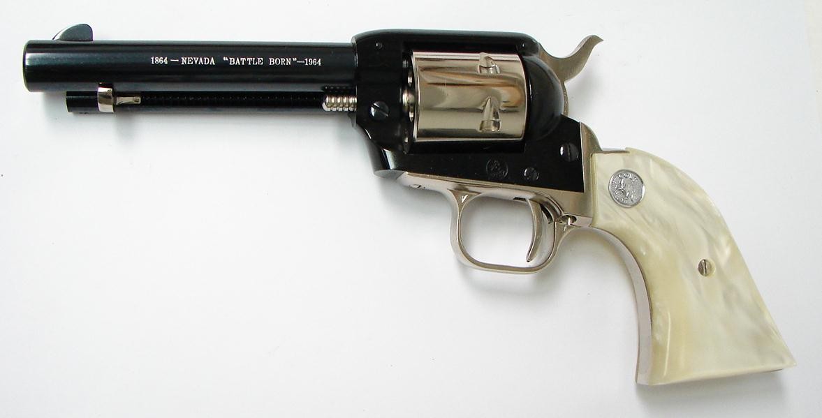 Nevada Battle Born Commemorative. Colt Single Action Frontier Scout .22 ...